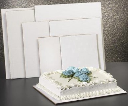 CAKE BOX BOARD 1/2 SHEET 19" X 14" 50/CS - Pro Supply